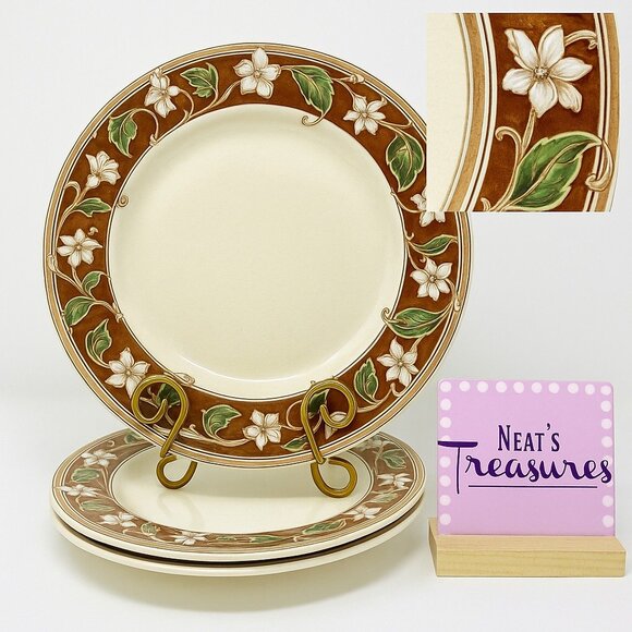Pfaltzgraff | Dining | Pfaltzgraff Mission Flowers Rust Band White ...
